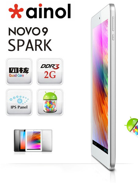 AINOL Novo 9 SPARK A31/2048MB/16GB/Android 4.2.2 - Tablety 10" - Sklep ...