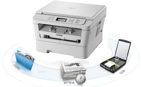 Brother DCP-7055W (Wi-Fi) (Kabel USB gratis) - Urządzenia wiel ...