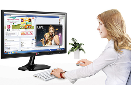 LG 24MT55D-PZ czarny - Monitory LED 24" (23,5"-26,4") - Sklep komputerowy - x-kom.pl