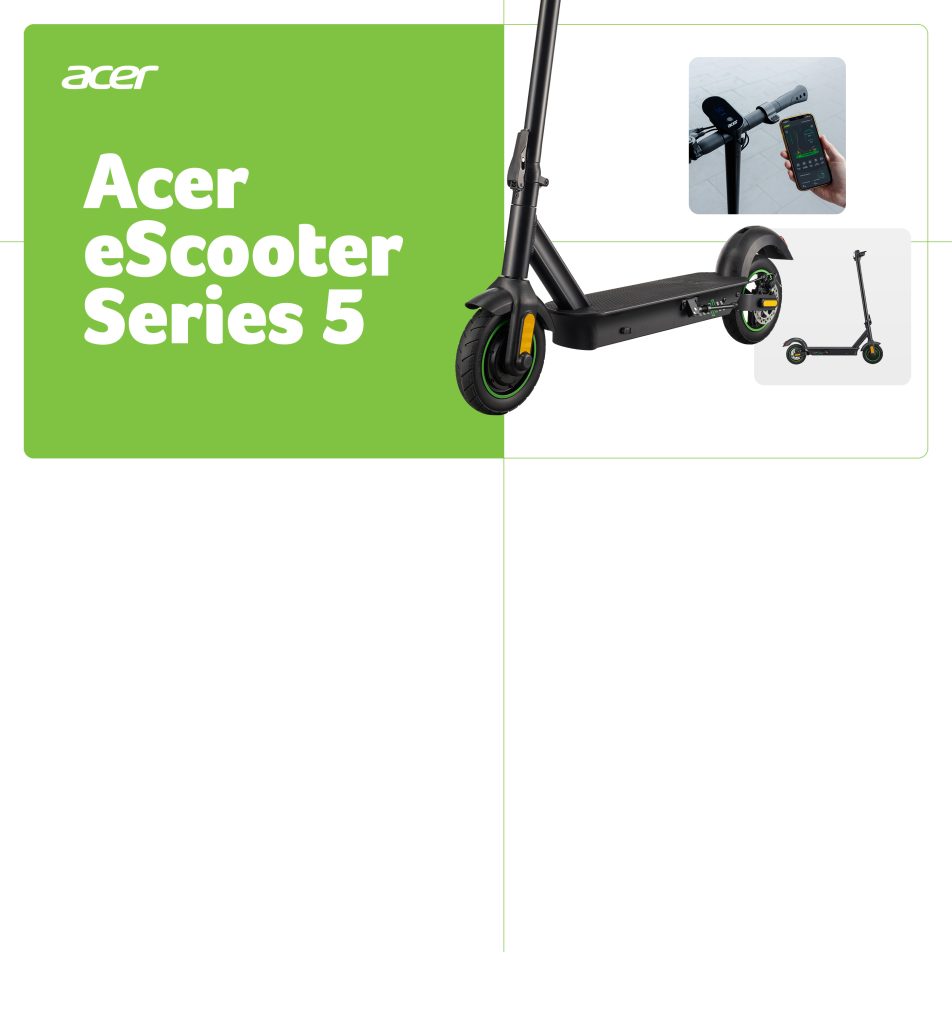 Acer Electrical Scooter 5 - Hulajnogi elektryczne - Sklep komputerowy ...