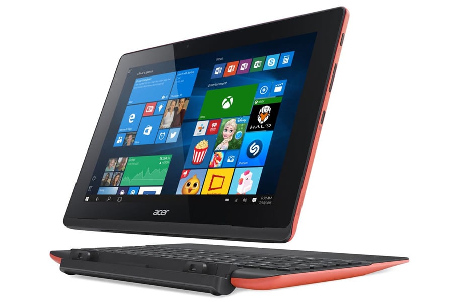 Acer Switch 10E Z3735F/2GB/32+500/Win10+st. czerw+ETUI - Laptopy 2 w 1 ...