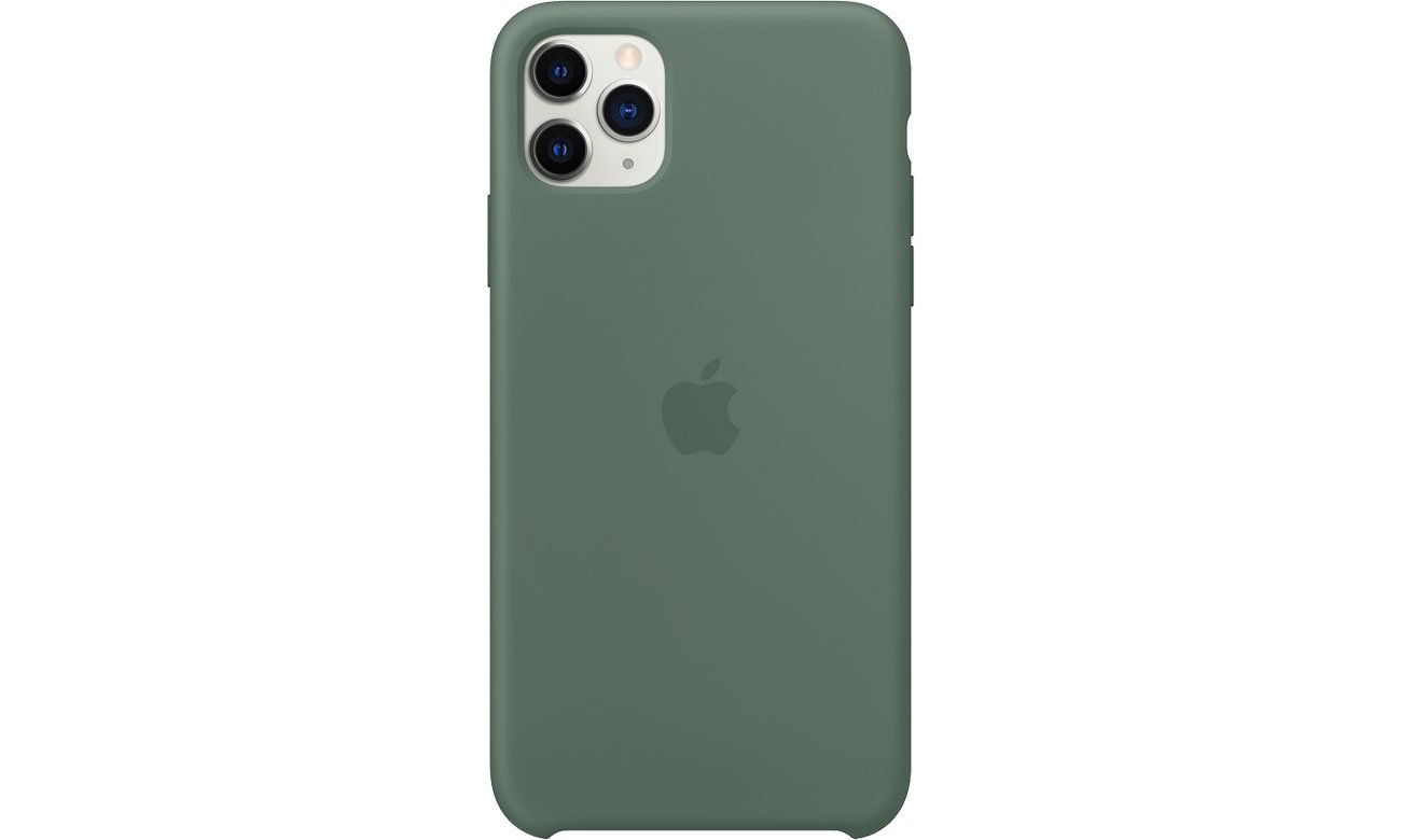 Apple Silicone Case do iPhone 11 Pro Max Pine Green Etui i obudowy na smartfony Sklep internetowy al.to