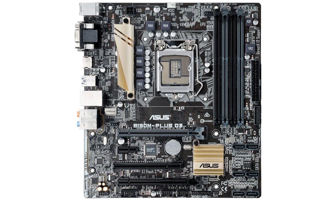 ASUS B150M-PLUS D3 (B150 2xPCI-E DDR3) - Płyty główne Socket 1151 ...