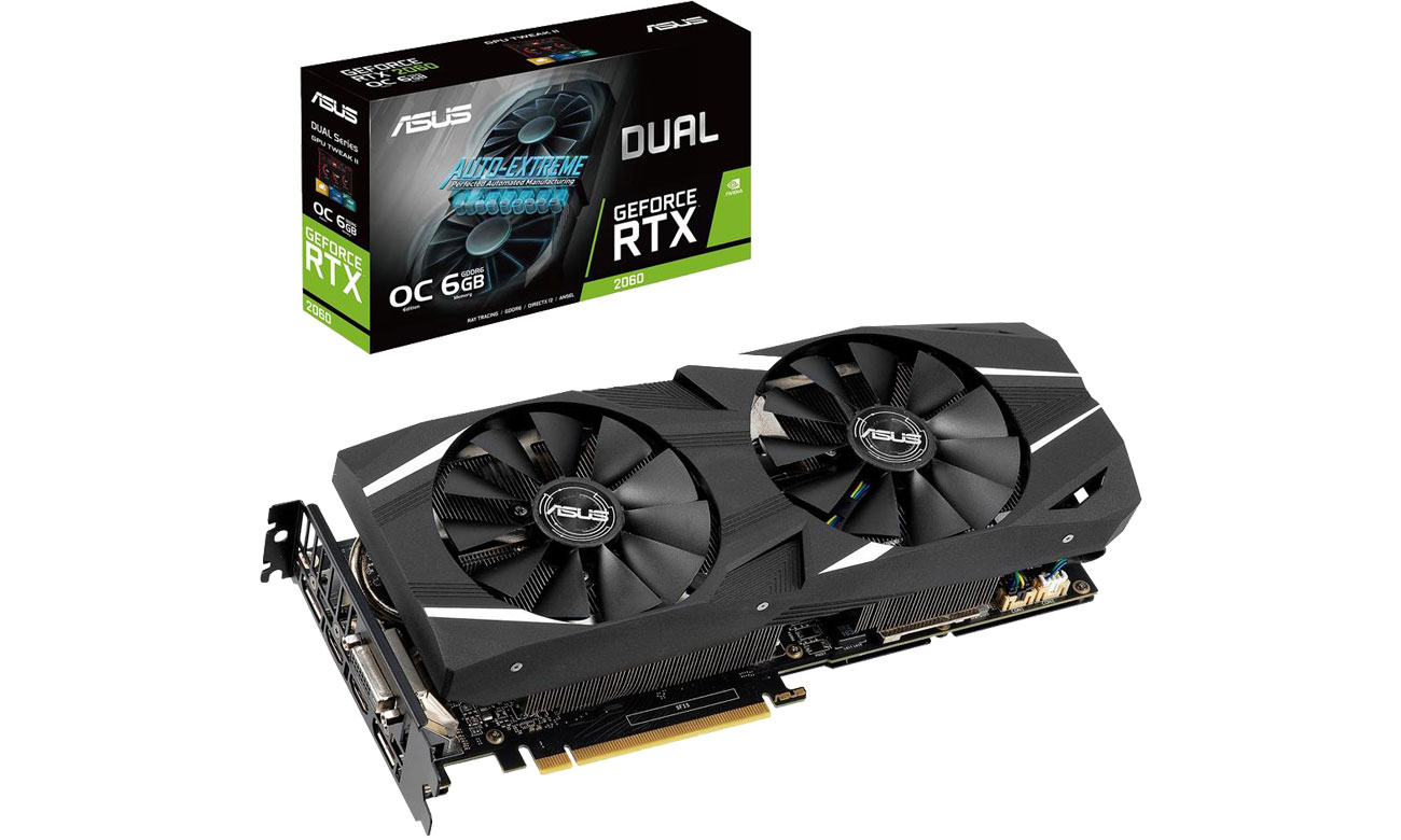 ASUS GeForce RTX 2060 DUAL OC 6GB GDDR6 - Karty graficzne NVIDIA ...