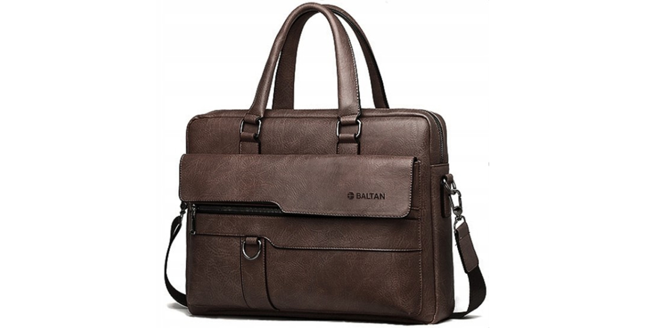 Baltan Torba Classic na laptopa aktówka ciemny brąz - Torby na laptopy ...