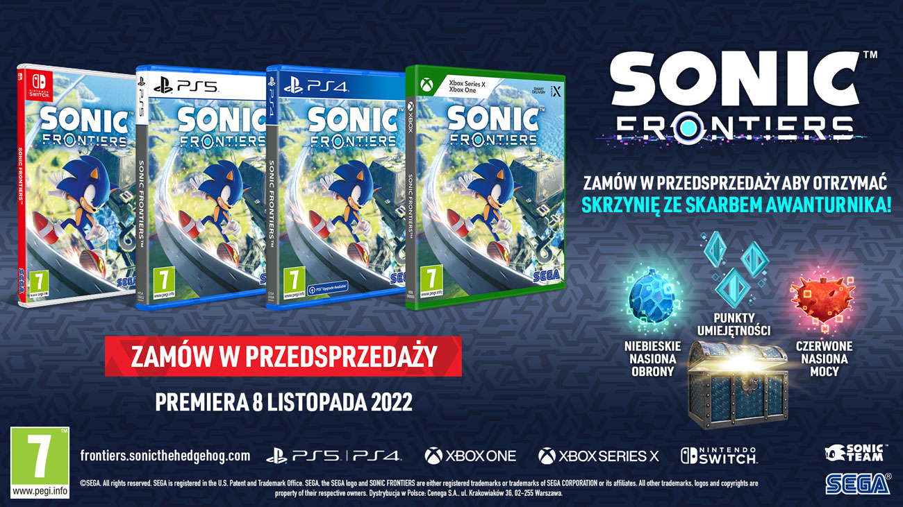 PlayStation Sonic Frontiers - Gry na PlayStation 4 - Sklep internetowy - al.to