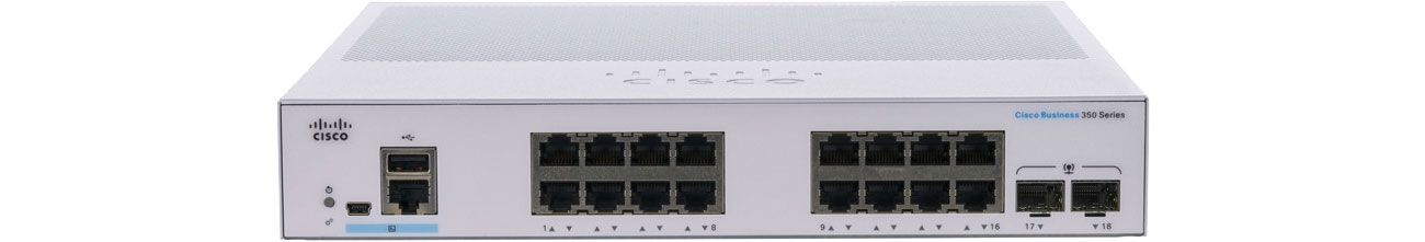 Cisco CBS350 Managed CBS350-16T-2G-EU - Switche - Sklep komputerowy - x ...