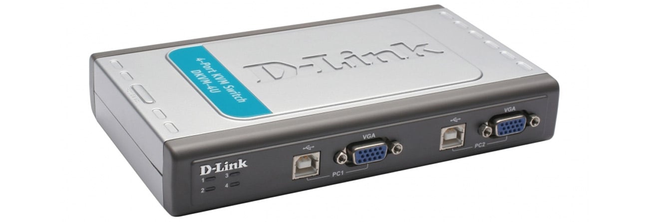 D-Link DKVM-4U USB + VGA (4 komputery) 1,8m - Przełączniki KVM - Sklep ...