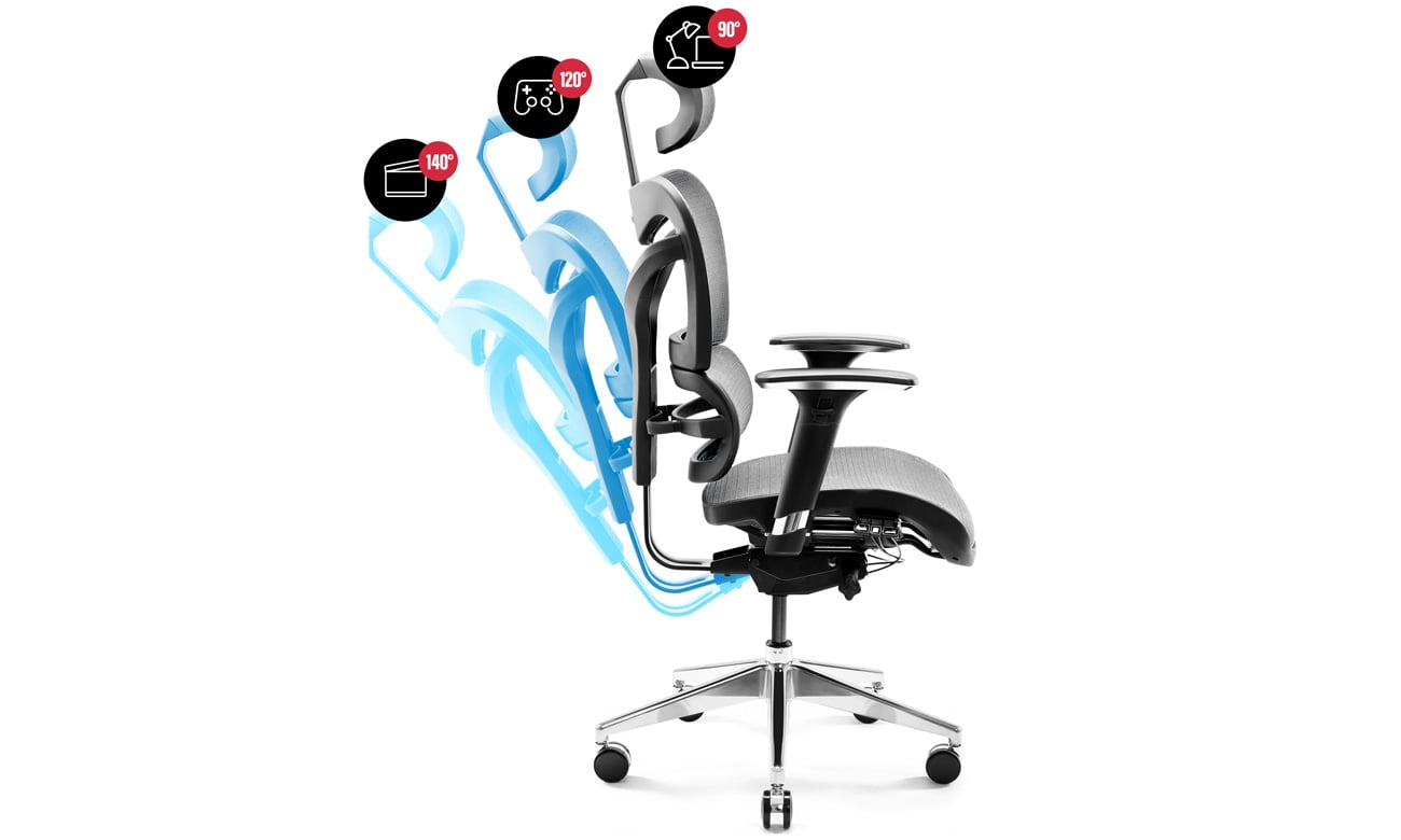 Diablo Chairs V-Commander Czarno-szary - Fotele ergonomiczne - Sklep ...
