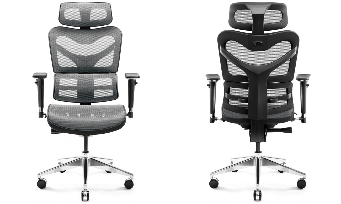 Diablo Chairs V-Commander Czarno-szary - Fotele ergonomiczne - Sklep ...