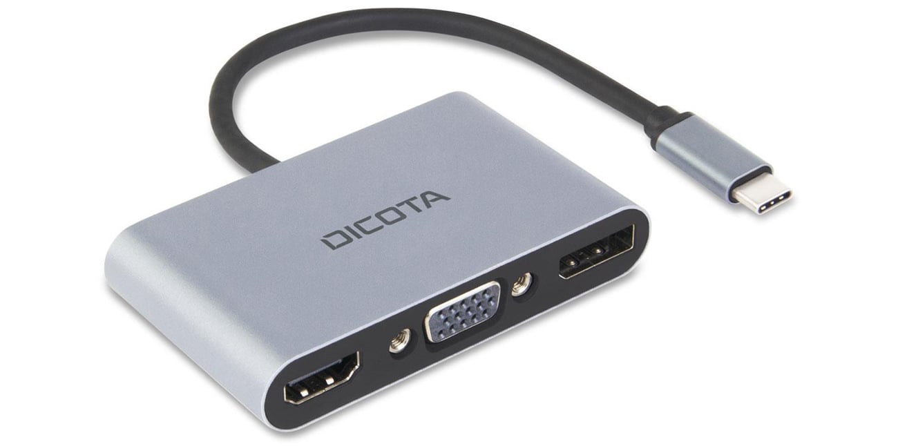 Dicota USB-C Portable 5-in-1 Docking Station 4K HDMI/DP PD 100W - Huby ...