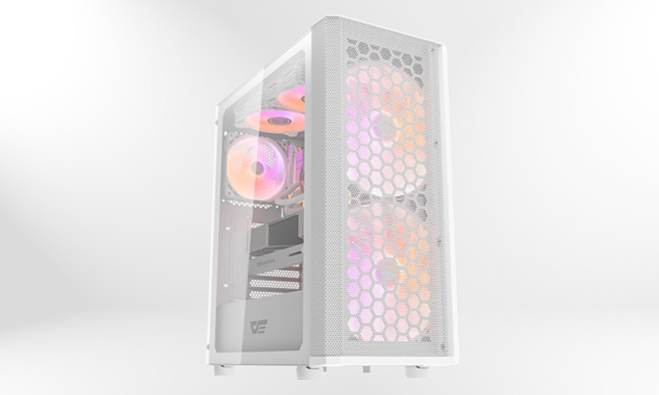 DarkFlash DK360 White + 3 fans - Obudowy do komputera - Sklep internetowy - al.to