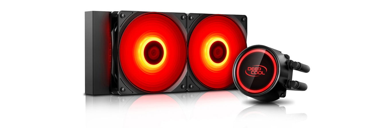 Deepcool Gammaxx L240T Red 2x120mm - Chłodzenia procesorów - Sklep ...
