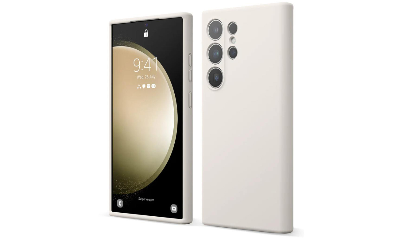 Elago Liquid Silicon Case do Samsung Galaxy S24 Ultra Stone - Etui i ...