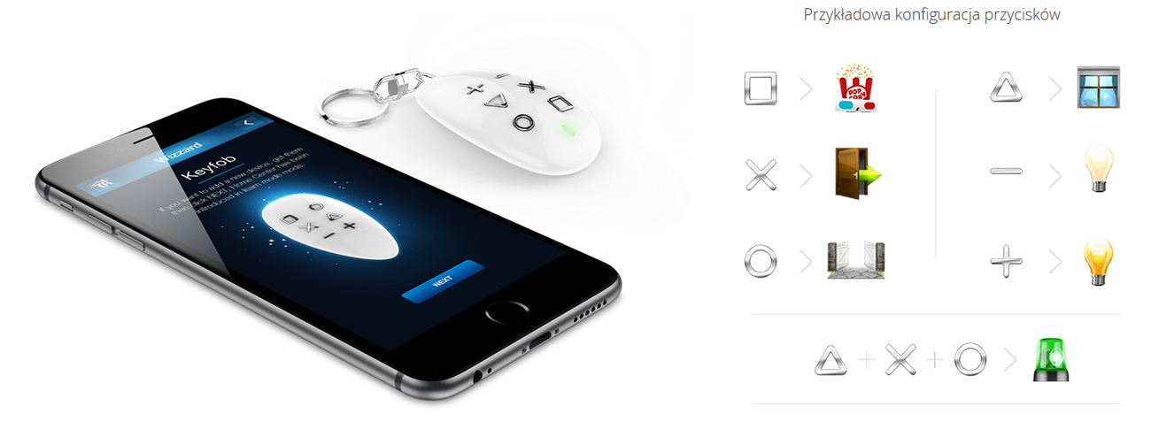 Fibaro KeyFob (Z-Wave) - Inteligentne piloty - Sklep internetowy - al.to