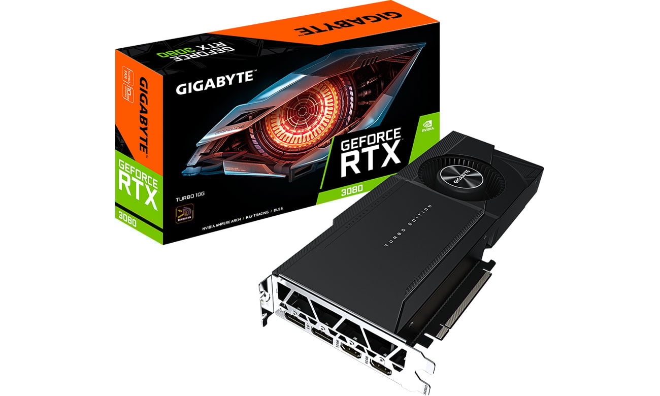 Gigabyte GeForce RTX 3080 TURBO 10GB GDDR6X - Karty graficzne NVIDIA ...