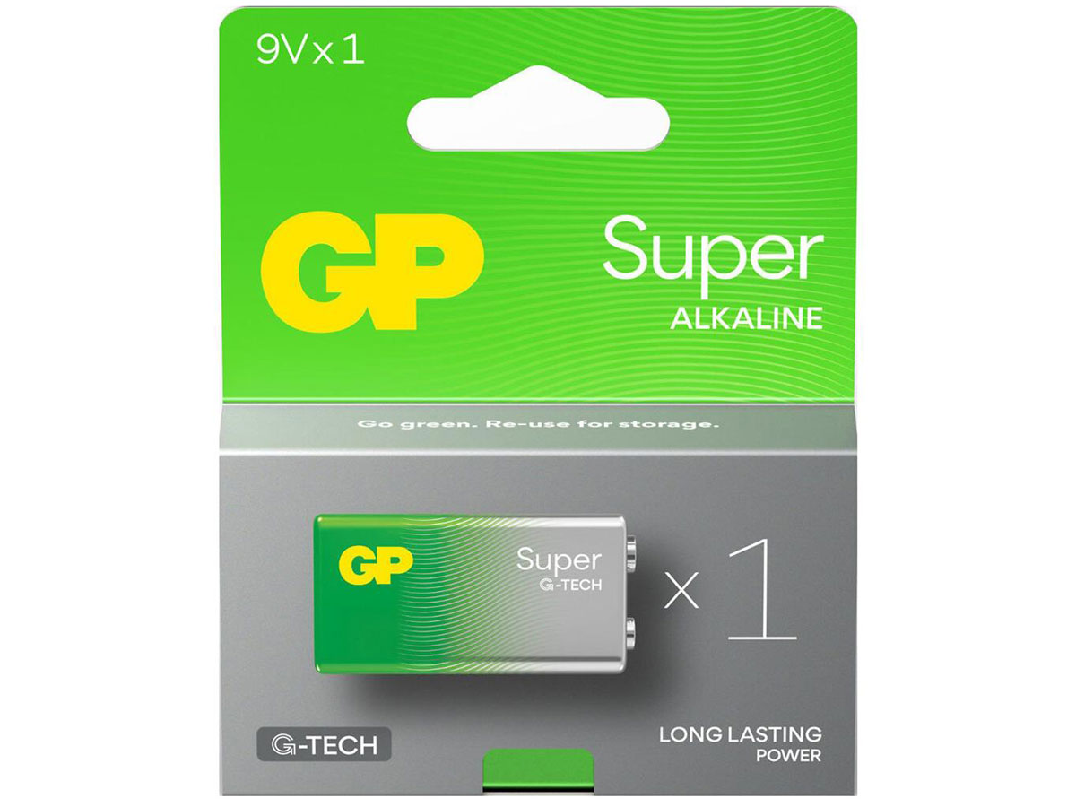 GP Super 9V/6LR61; 9,0V (1 sztuka) - Baterie i akumulatorki - Sklep ...