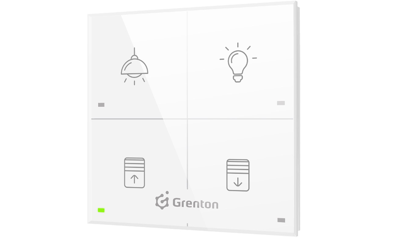 Grenton TOUCH PANEL 4B CUSTOM ICON, TF-Bus, biały - Inteligentne ...