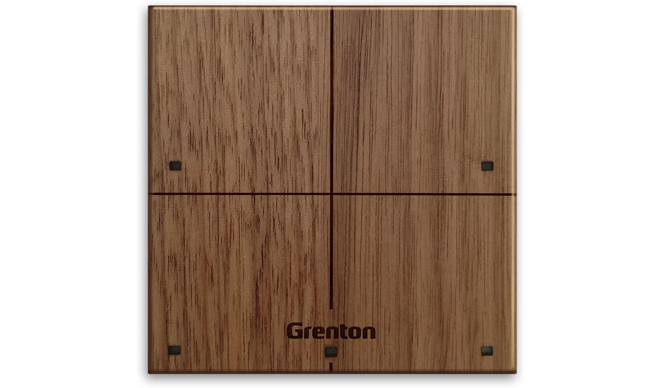 Grenton TOUCH PANEL 4B CUSTOM WOOD, TF-Bus, ciemny - Inteligentne ...