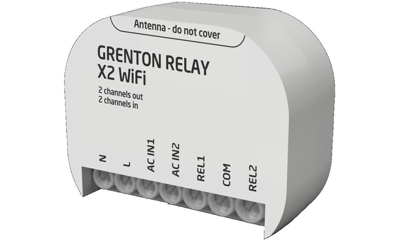 Grenton RELAY X2 WiFi, Flush - Inteligentne sterowniki - Sklep komputerowy - x-kom.pl