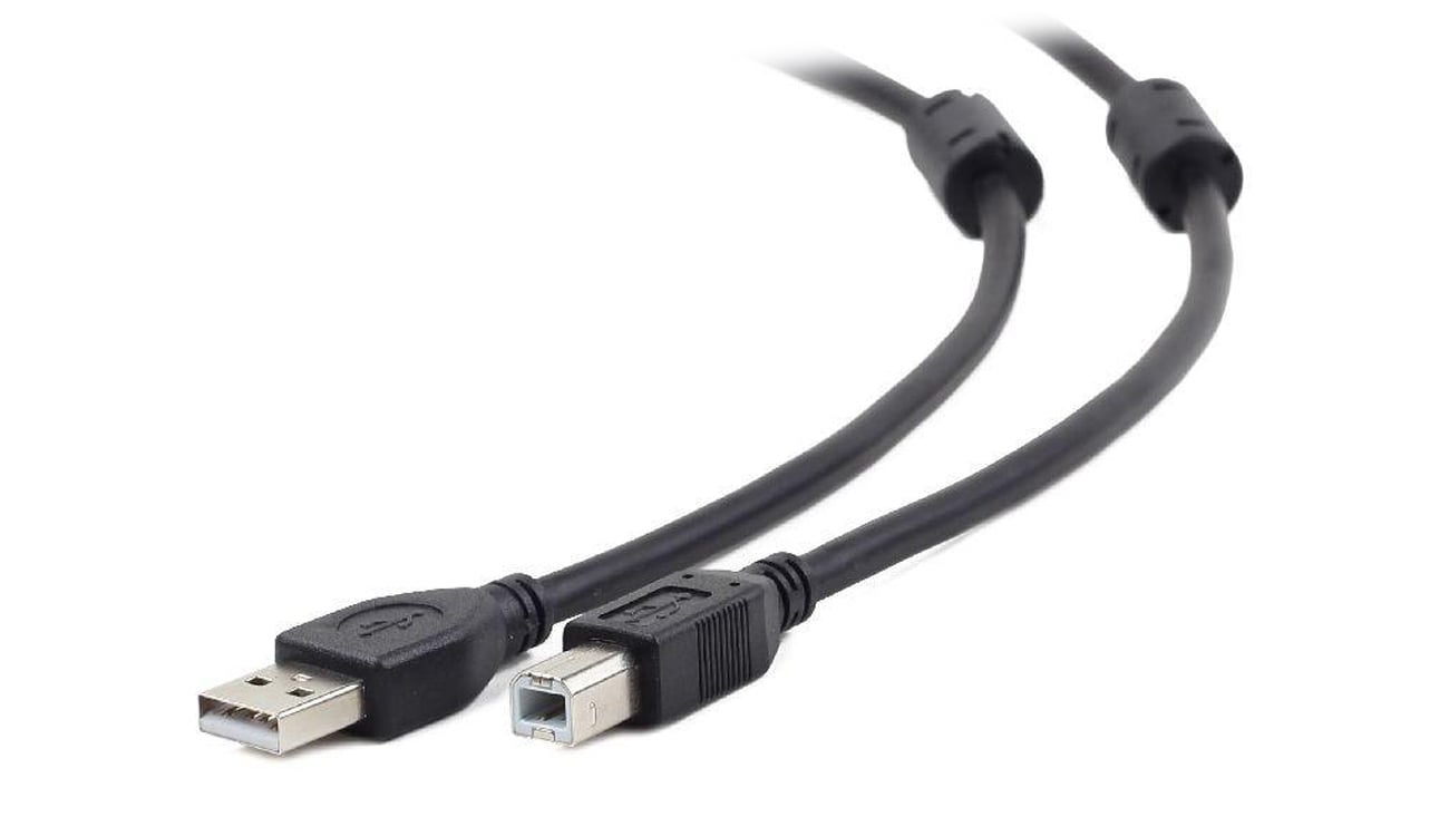 Gembird USB AM-BM Premium 3m czarny (2xFerryt) - Kable USB - Sklep ...