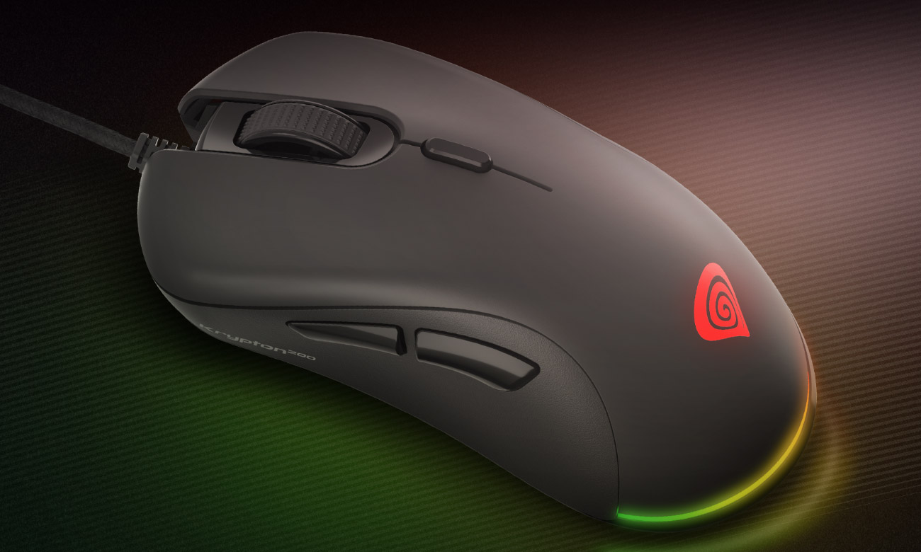 Genesis Krypton 200 czarna - Myszki przewodowe - Sklep internetowy - al.to