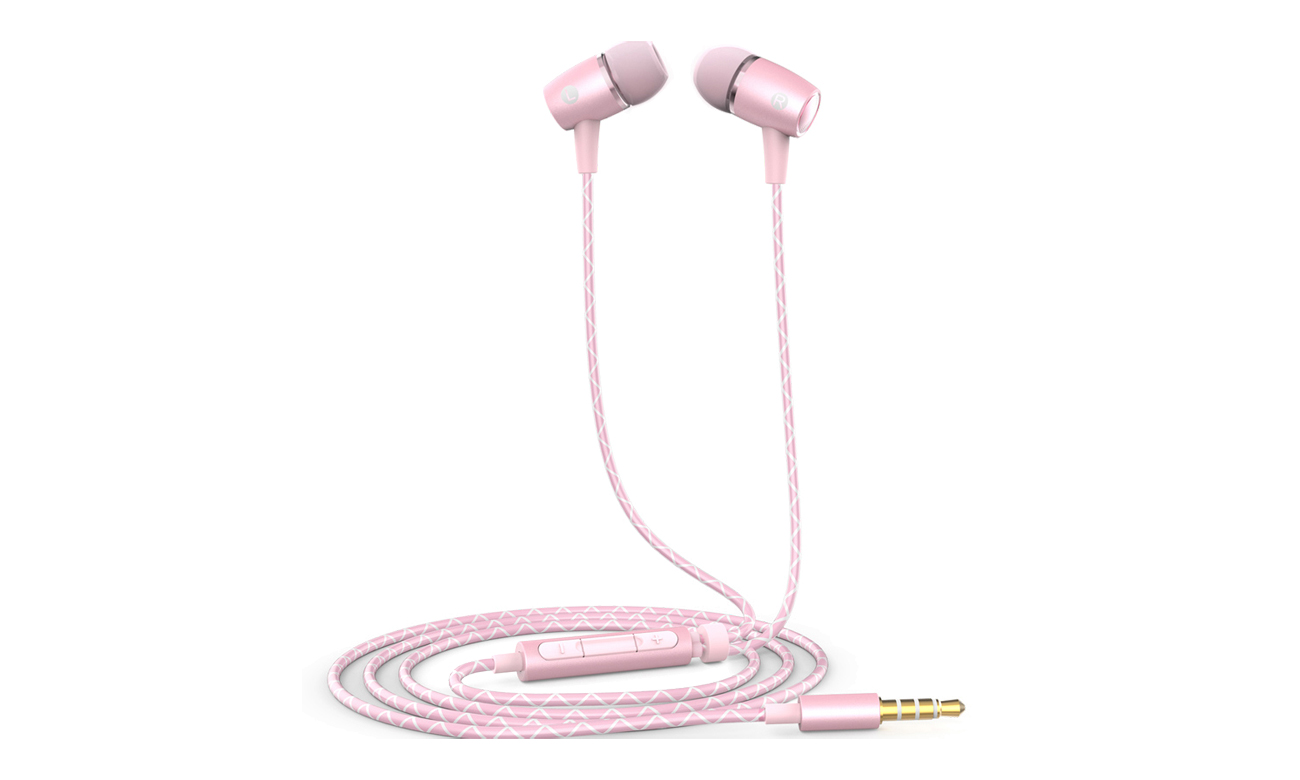 HONOR AM112 różowe - Słuchawki przewodowe - Sklep internetowy - al.to