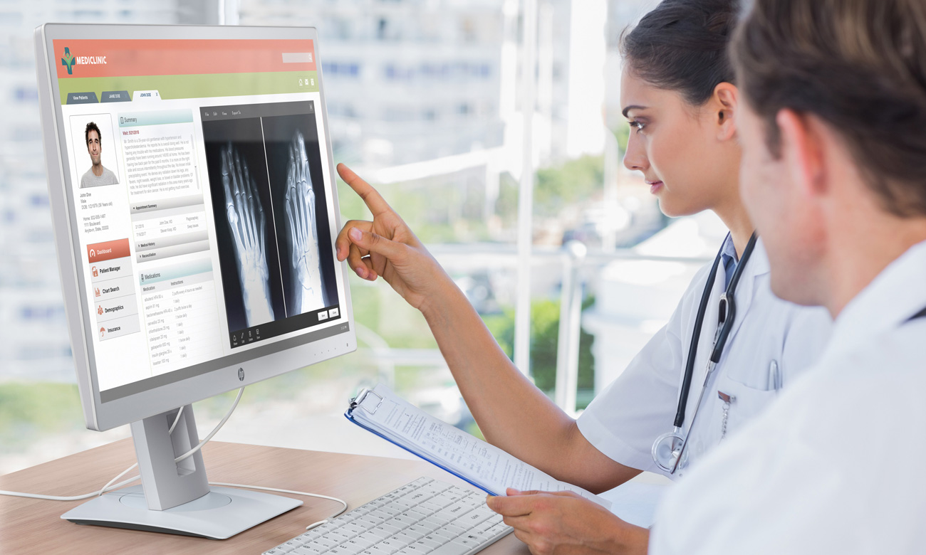 HP Healthcare Edition HC241 - Monitory LED 24" (23,5"-26,4") - Sklep ...