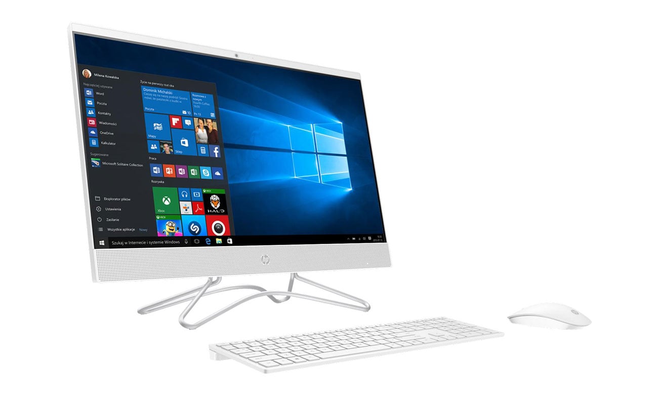 HP 24 AiO A9-9425/16GB/960/Win10 IPS White - All-in-One - Sklep ...