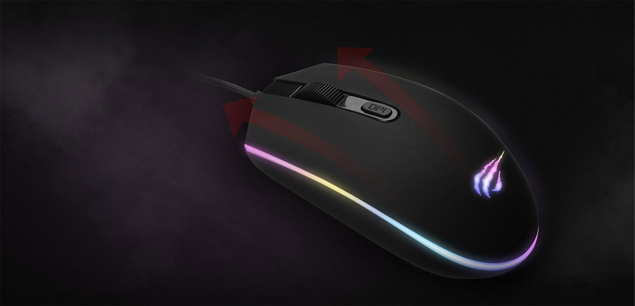 Havit GAMENOTE MS1003 RGB - Myszki przewodowe - Sklep komputerowy - x-kom.pl