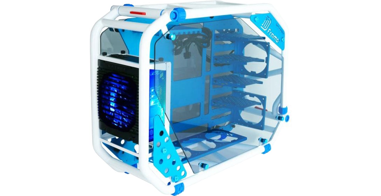 IN WIN D-Frame 2.0 (1065W) biały/niebieski - Obudowy do komputera ...