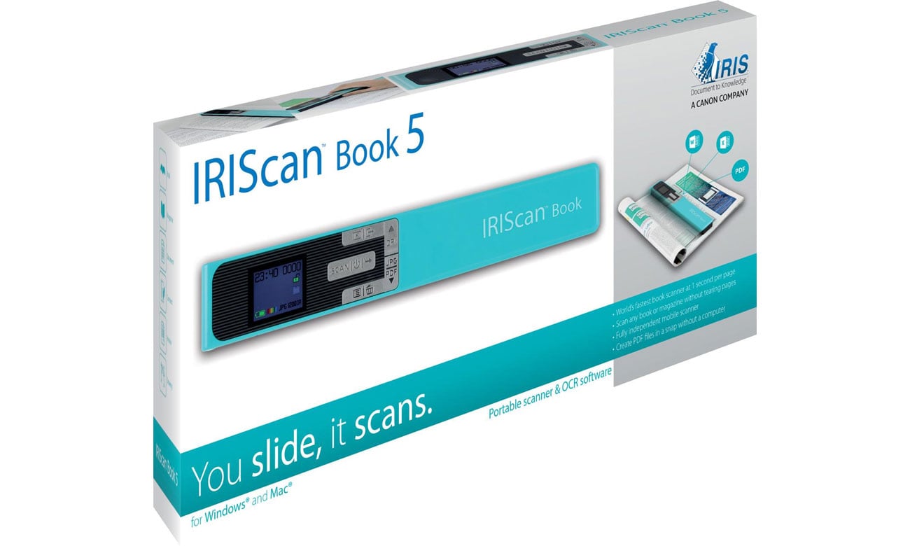 IRIS IRISCan Book 5 Turkusowy 30PPM - Skanery - Sklep komputerowy - x ...