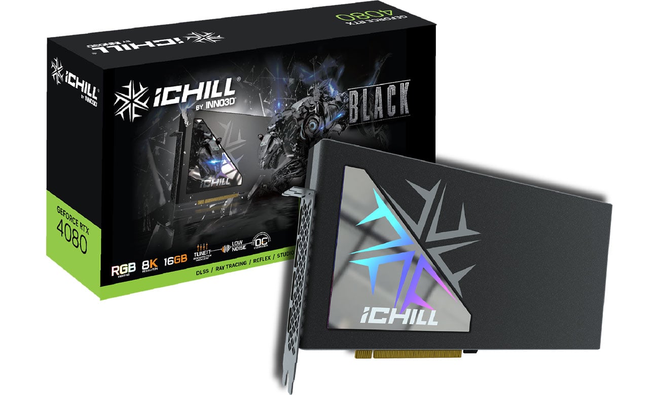 INNO3D GeForce RTX 4080 ICHILL BLACK 16GB GDDR6X - Karty graficzne ...