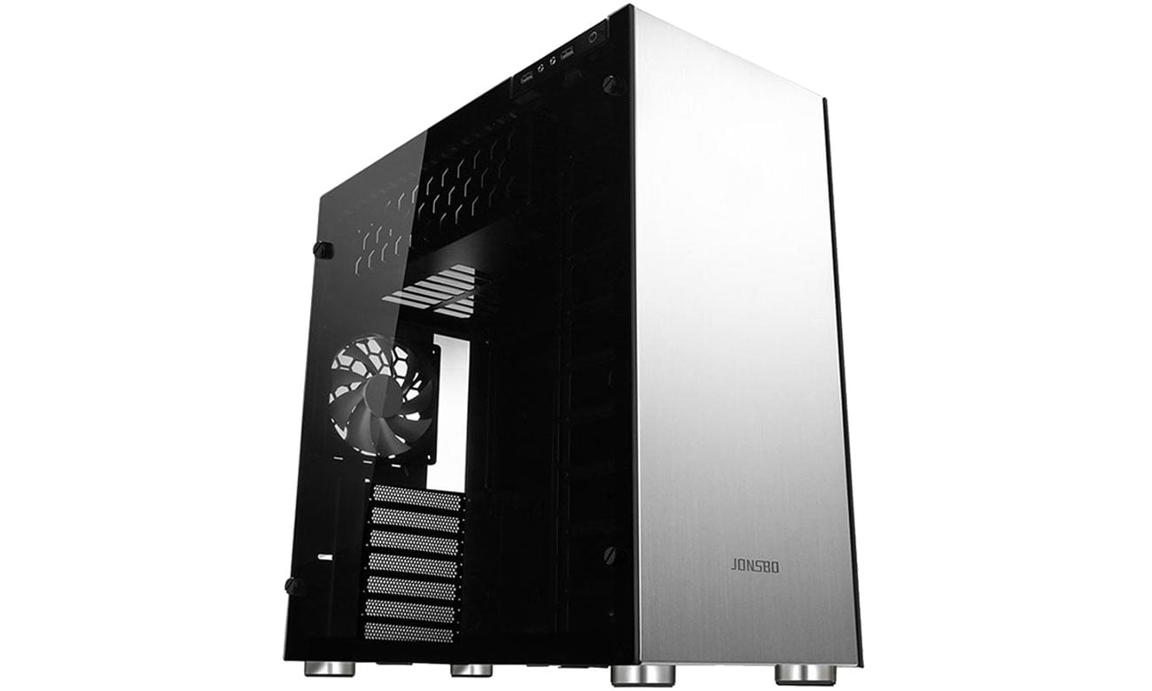 Jonsbo C4 srebrna z oknem - Obudowy do komputera - Sklep komputerowy ...