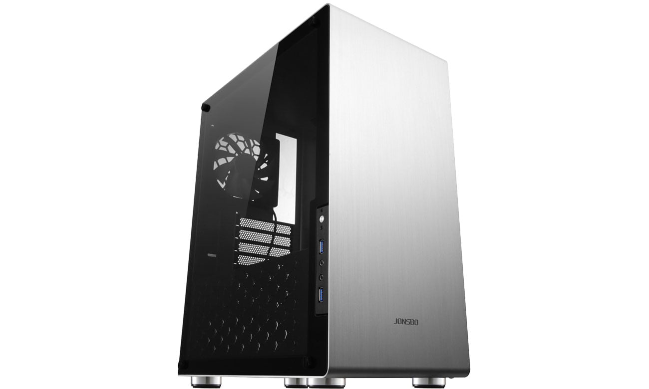 Jonsbo U4 TG Srebrna - Obudowy do komputera - Sklep komputerowy - x-kom.pl