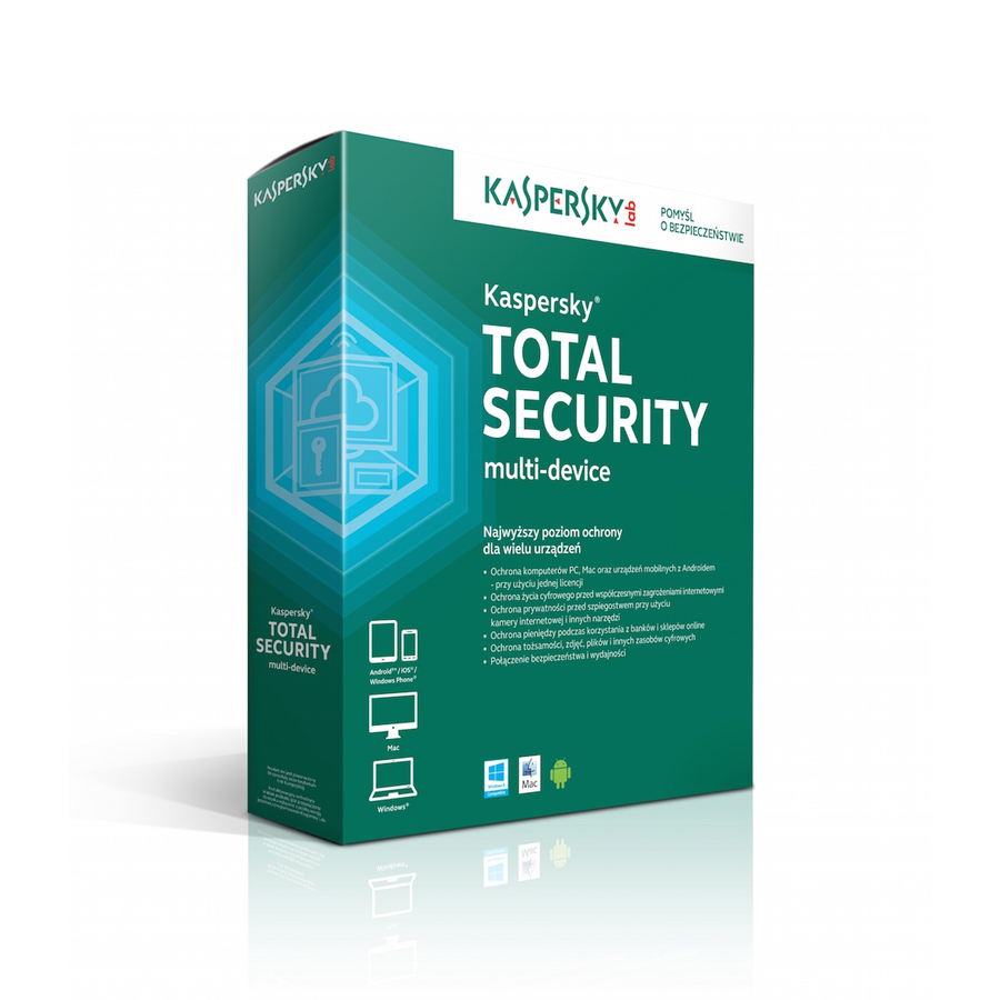 Kaspersky Total Security Multi-Device 3st. (12m.) - Programy antywirusowe - Sklep komputerowy ...