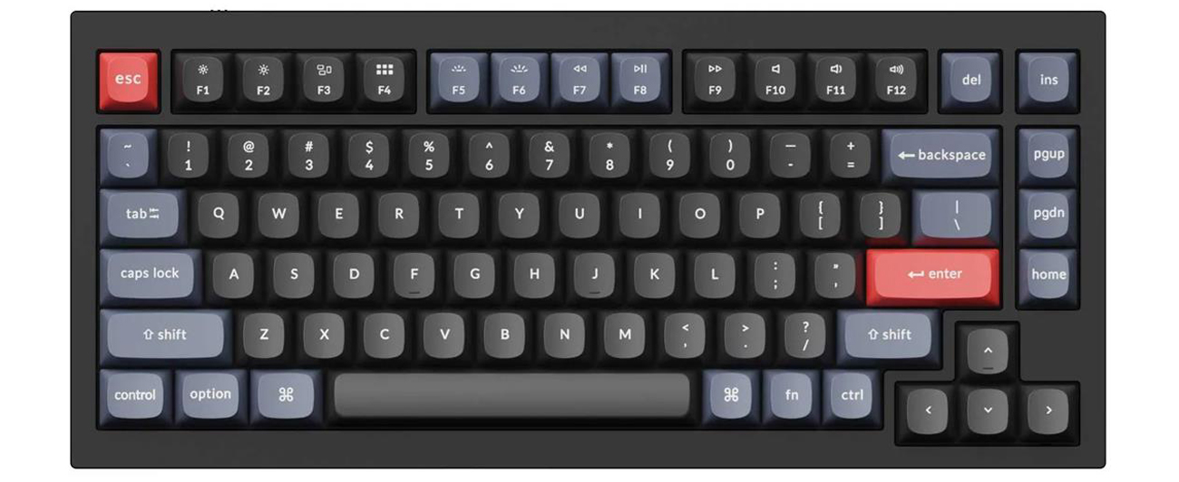 Keychron Q1-C3 - Klawiatury przewodowe - Sklep komputerowy - x-kom.pl