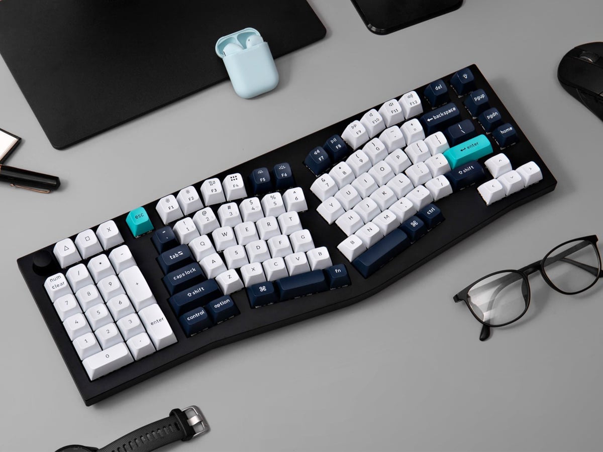 Keychron Q14 Max M1 Gateron Jupiter Red Ergonomic RGB - Klawiatury ...