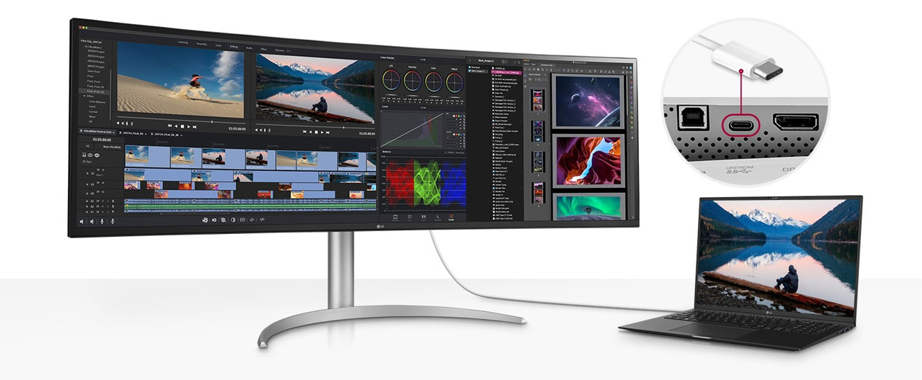 LG UltraWide 49WQ95C-W Dual - Monitory LED 32" i większe - Sklep ...