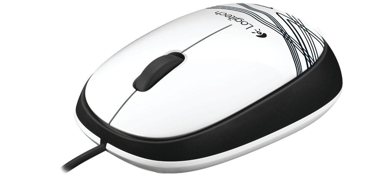 Logitech M105 biała USB - Myszki przewodowe - Sklep komputerowy - x-kom.pl