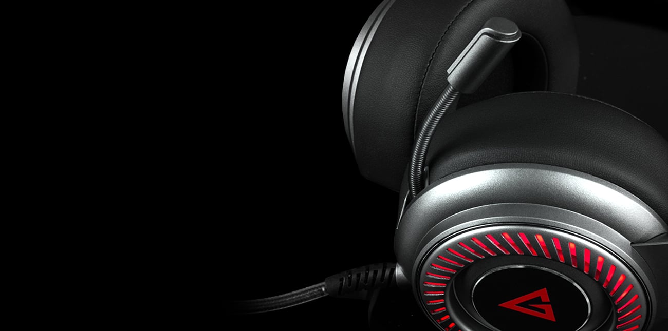 MODECOM MC-833 VOLCANO SABER Z Mikrofonem - Słuchawki przewodowe ...