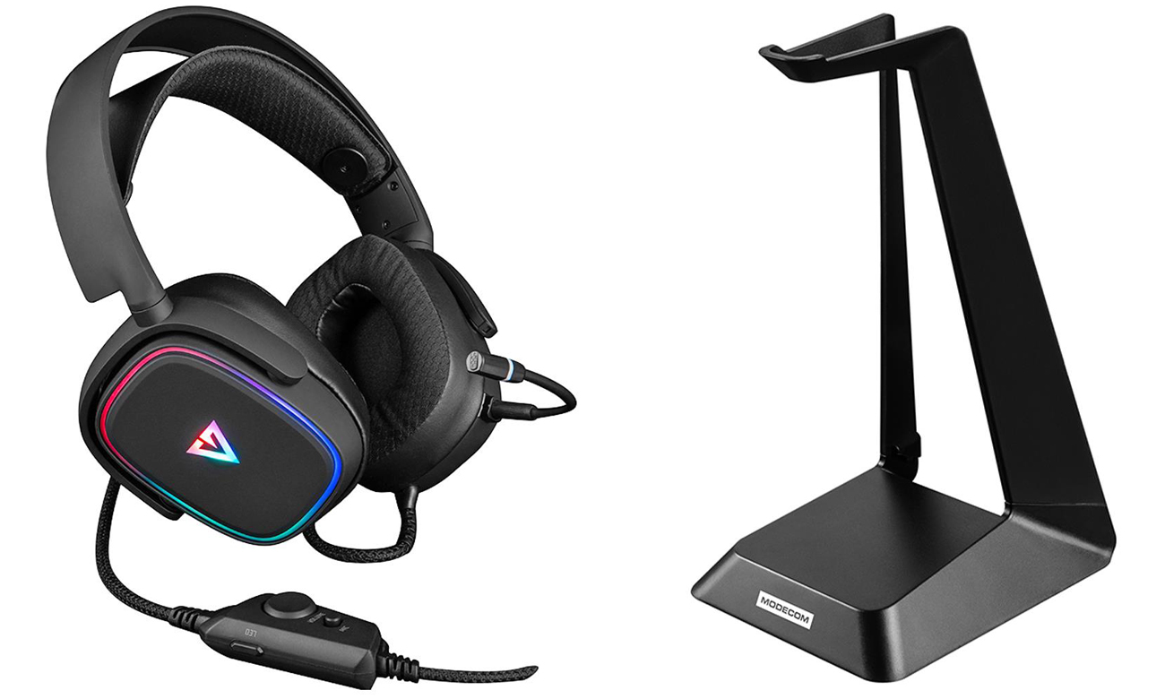 MODECOM Volcano MC-899 PROMETHEUS 7.1 Virtual Sound Czarne i CLAW 01 ...