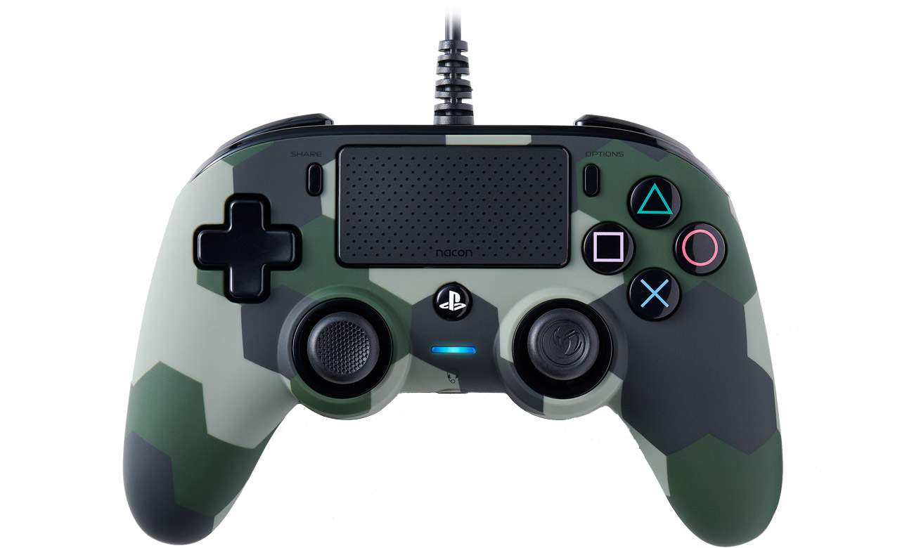 Nacon PS4 COMPACT CONTROLLER CAMO ZIELONY - Pady - Sklep komputerowy ...