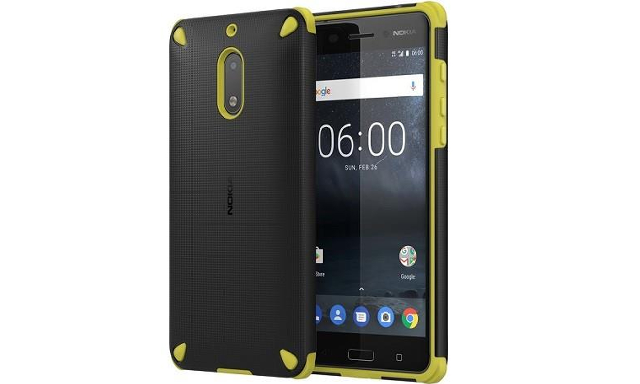 Nokia Rugged Impact Case do Nokia 6 Lemon Black - Etui i obudowy na ...