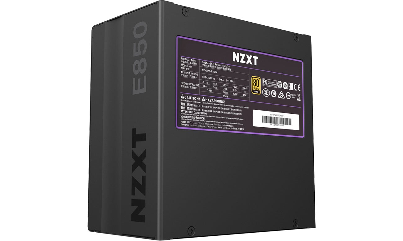 NZXT E850 850W 80 Plus Gold - Zasilacze do komputera - Sklep ...