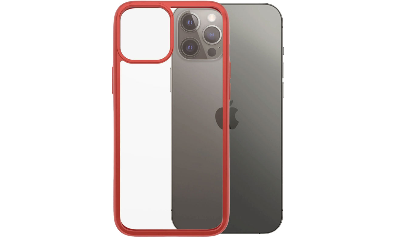 PanzerGlass ClearCase do iPhone 12 Pro Max Mandarin Red - Etui i ...