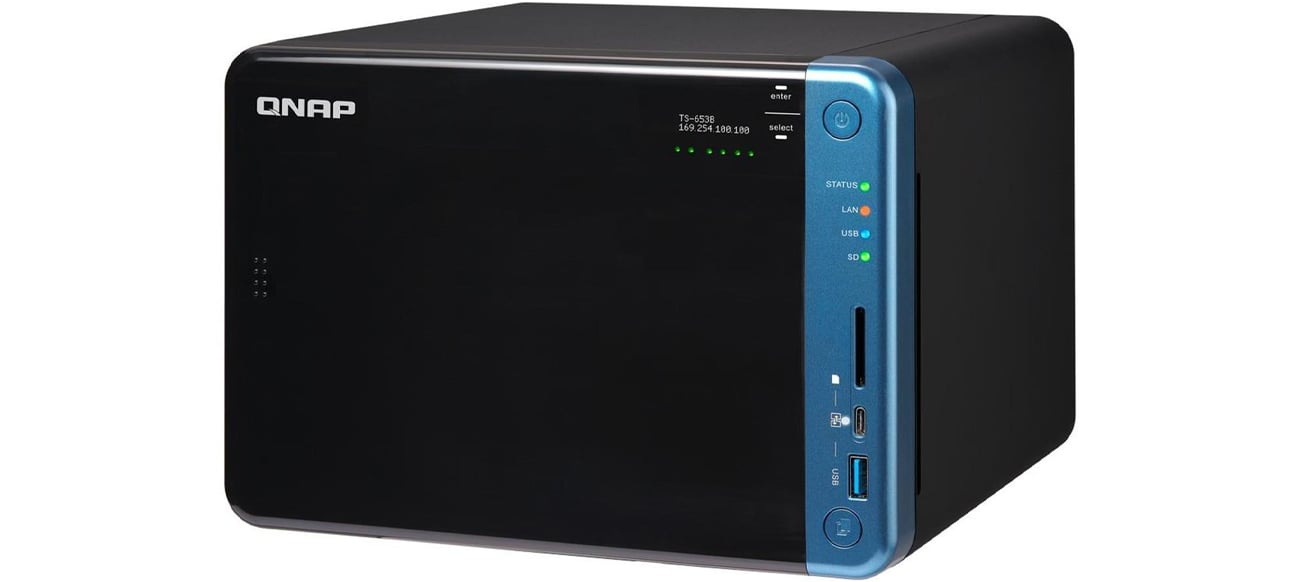 QNAP TS-653B-4G (6xHDD, 4x1.5-2.3GHz, 4GB, 5xUSB,2xLAN) - Dyski ...