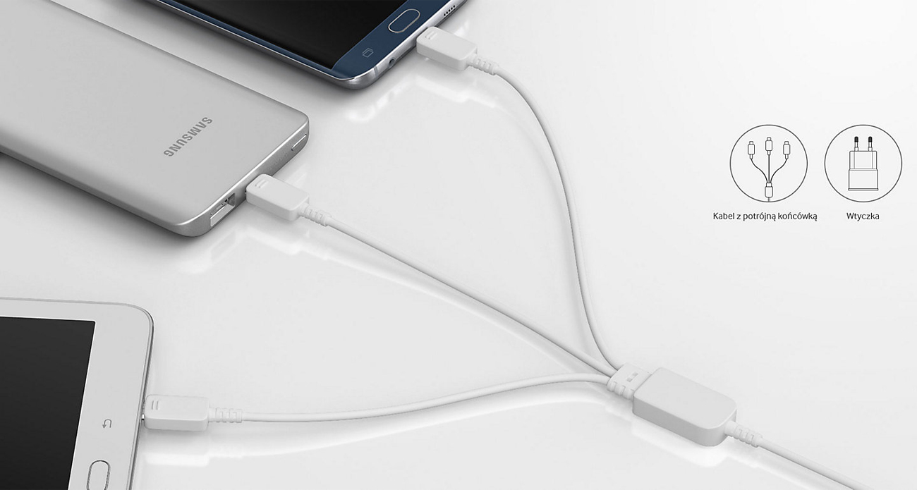 Samsung Ładowarka Sieciowa Multi Charging Kit 3x 2A - Ładowarki do ...