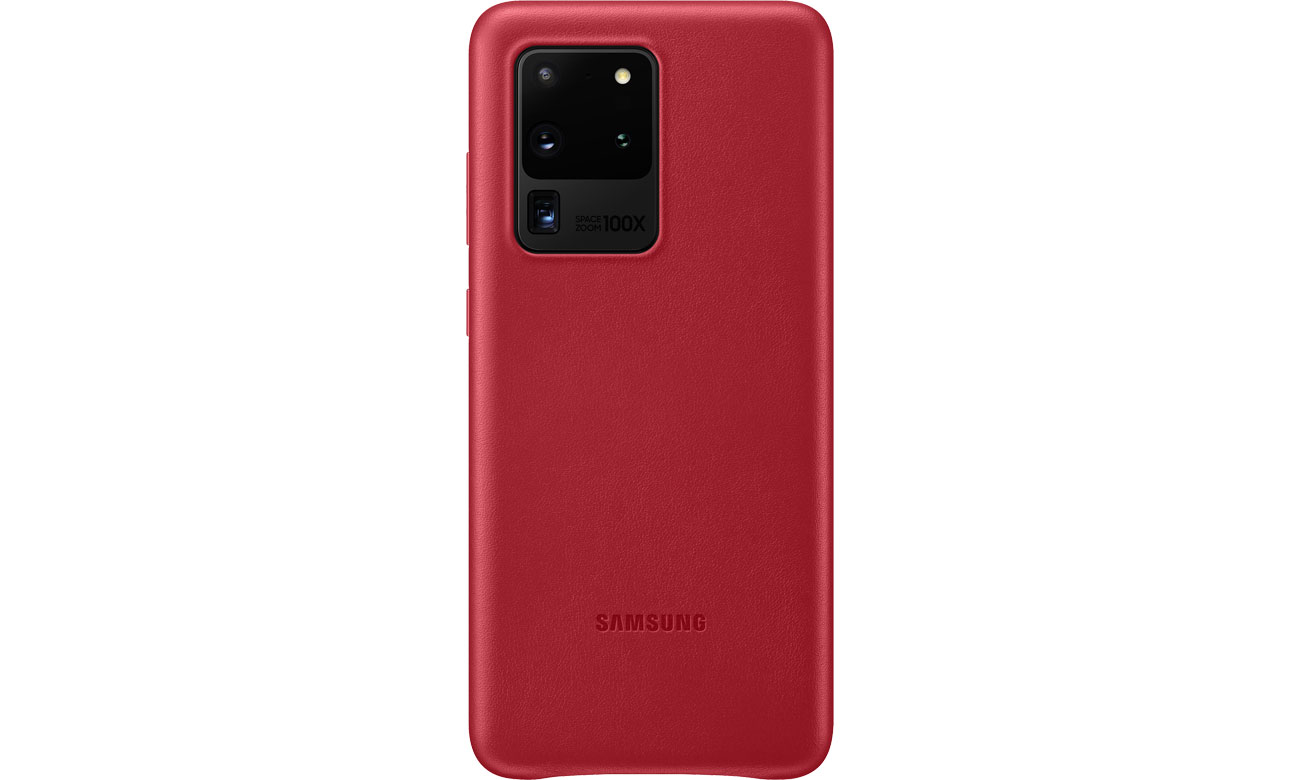 Samsung Leather Cover do Galaxy S20 Ultra Red - Etui i obudowy na ...