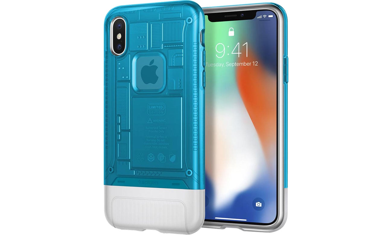 Spigen Classic C1 Case do iPhone X Blueberry - Etui i obudowy na ...